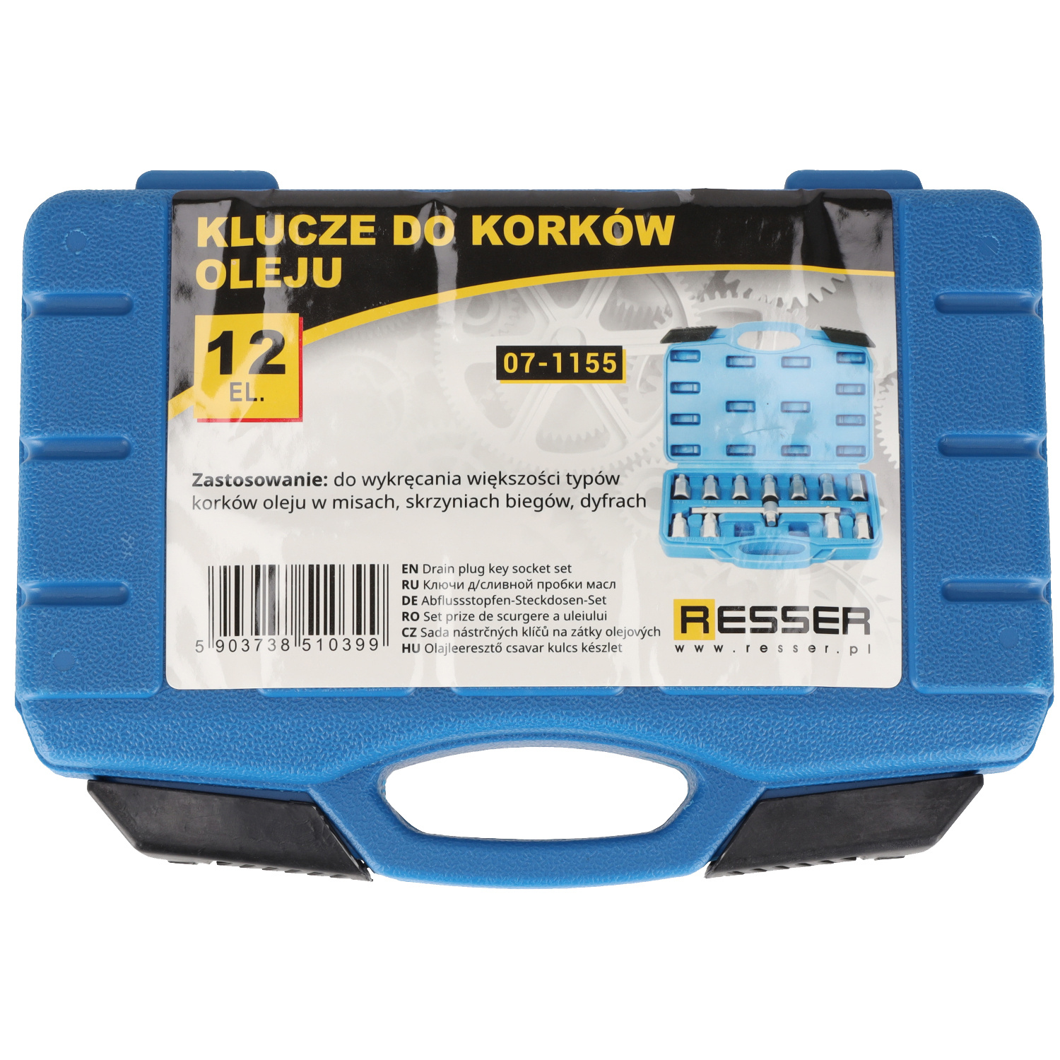 Oil plug wrenches, 12 pieces, Resser | Hand tools \ Socket wrenches ...